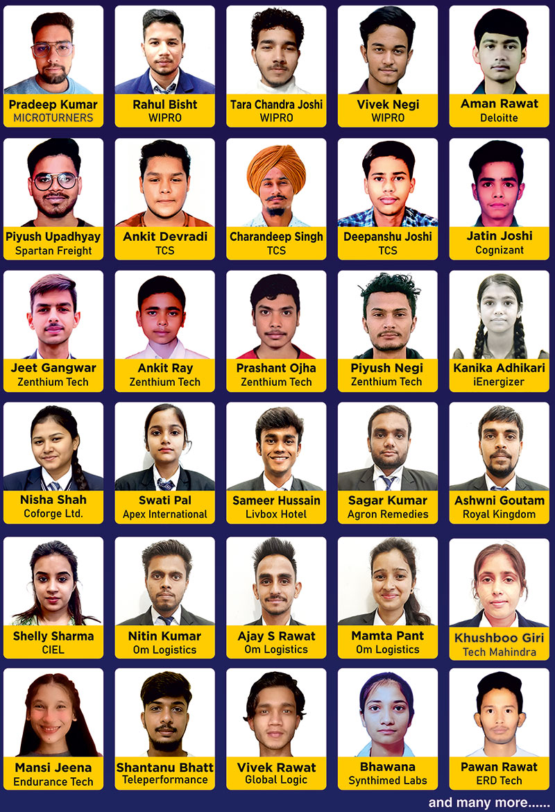 Placement List Shriram Institute of Management & Technology Kashipur